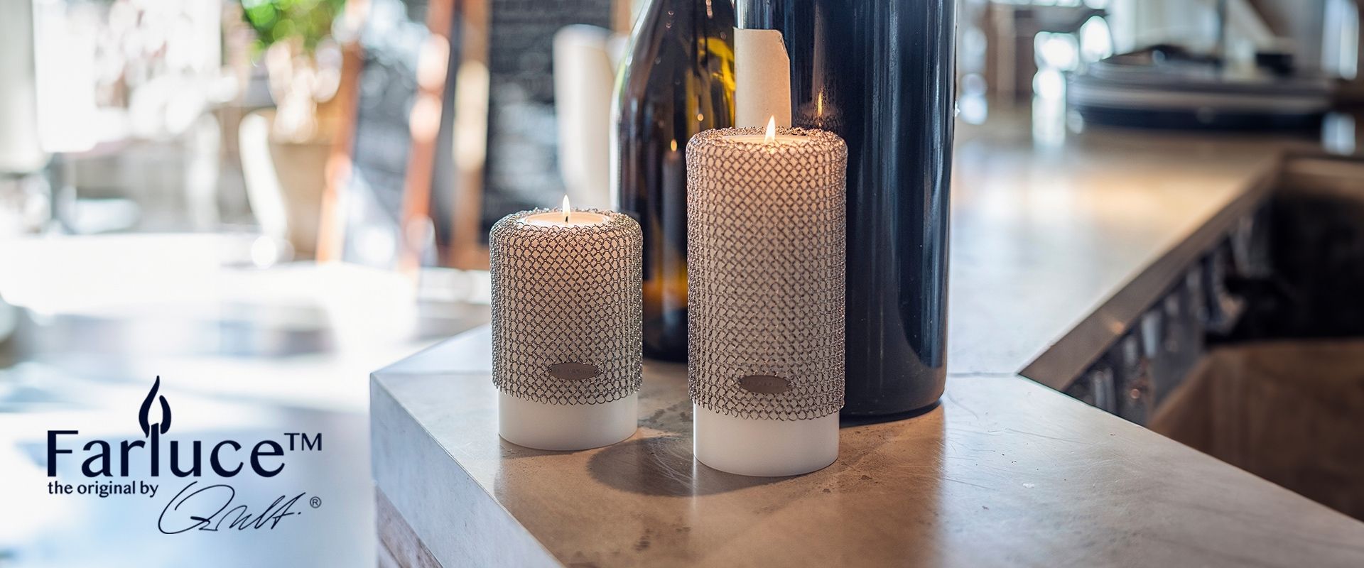 Qult Design - Teelichthalter in Kerzenform
